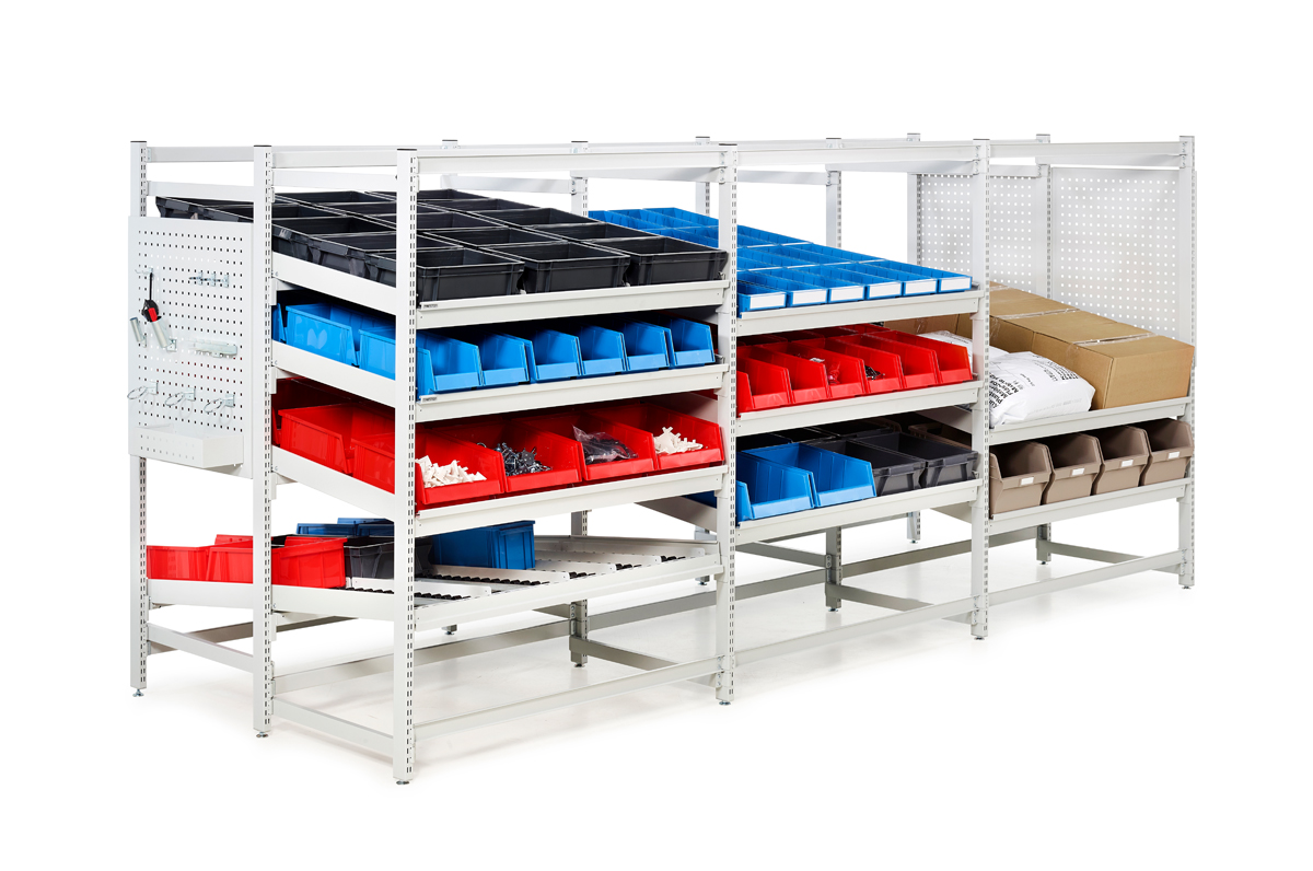 Treston FiFo Flow Rack shelving, storage and picking solution | Treston